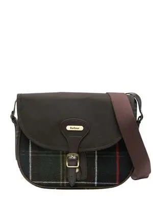 Barbour Inspired Knit Crossbody Bag For