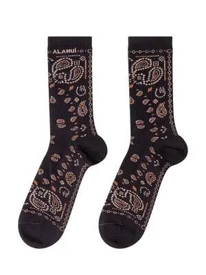 Alanui Bandana Knit Socks