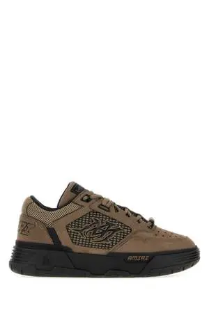 Amiri Mud Suede And Fabric Ma-94 Sneaker