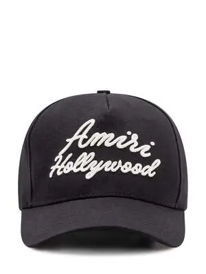 Amiri Hollywood Canvas Hat - Black