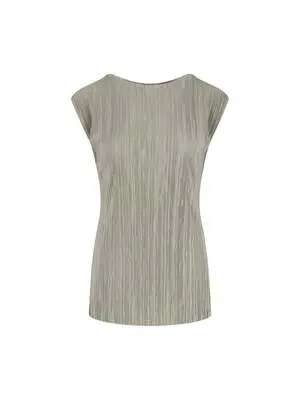 Calvin Klein 100% Polyester Top - Green