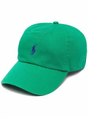 Polo Ralph Lauren Polo Ralph Lauren Signature Embroidered Pony Cotton Cap Verde