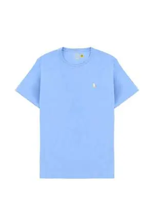 Polo Ralph Lauren Signature Embroidered Polo T-shirt - Azzurro