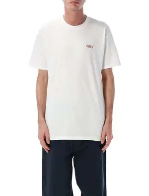 Obey Nouveau Angel Graphic T-shirt Regular Fit - White