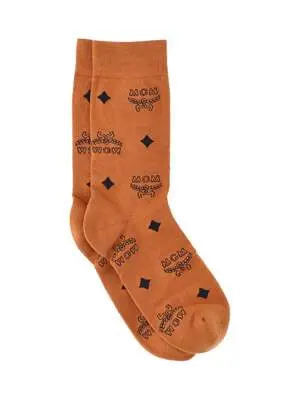 Mcm Stretch Cotton Blend Boxer Briefs - Brown