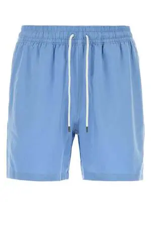 Polo Ralph Lauren Stretch Polyester Swimming Shorts - Light Blue
