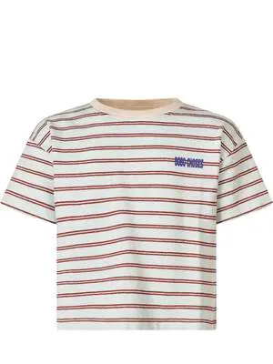 BOBO CHOSES Mini Striped T-shirt - Light Blue