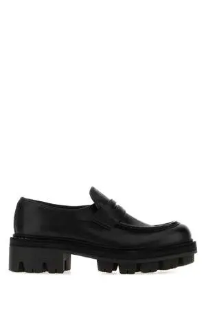 Prada Practical Leather Loafers For