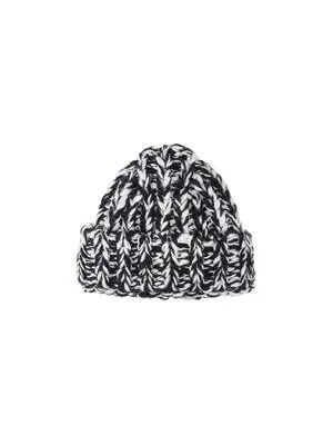 AMI Paris Chunky Knit Beanie Hat