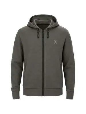 On Focus Tech Zip Hoodie - Shadow