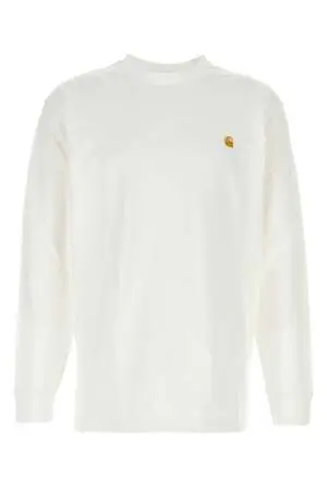 Carhartt Work In Progress Long Sleeve Chase T-shirt - Whitegold