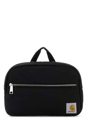 Carhartt Work In Progress Leroy Nylon Shoulder Handbag Bag With Adjustable Strap - Black