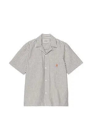 Carhartt Work In Progress Short Sleeve Leaf Print Shirt - Blueriver