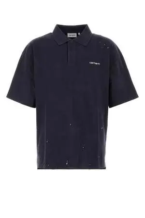 Carhartt Work In Progress Piquet Short-sleeve Painter Polo - Blue