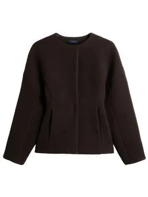 Soeur Sculpted Wool-cotton Coat For