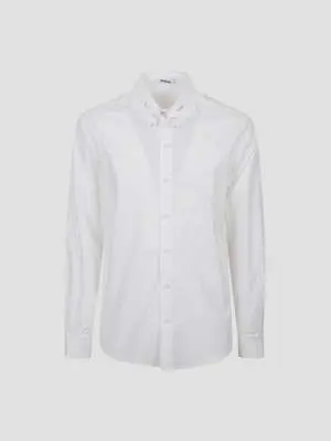 Vivetta Classic Collared Shirt With Embroidered Detail - Optical White
