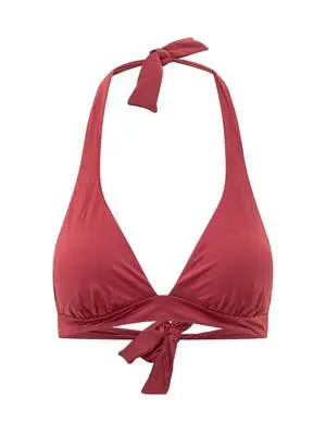 Sundek Mini Bikini Top For Beach Days - Deep Scarlet