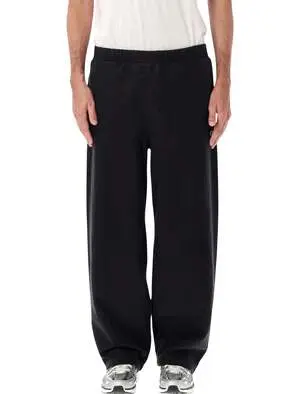 Champion Relaxed Fit Wide-leg Sweatpants - Nero