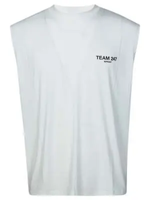 247 REPRESENT Oversized Tank Top - Bianco