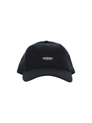 REPRESENT Cotton Cap - Black