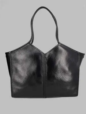 Hereu Structured Leather Crossbody Bag