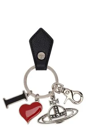 VIVIENNE WESTWOOD Chic Charms Keychains With Sturdy Ring 7 Cm