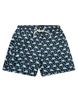 MC2 SAINT BARTH Mini Jean With Lighting Dollar Car Print - Nero