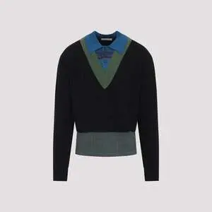 Dries Van Noten Wool Pullover Sweater