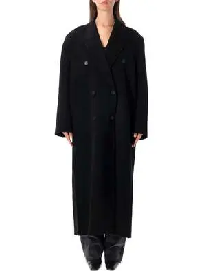 THE FRANKIE SHOP Double-breasted Wool Coat