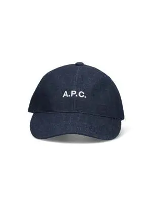 A.p.c. 100% Cotton Bucket Hat - Blue