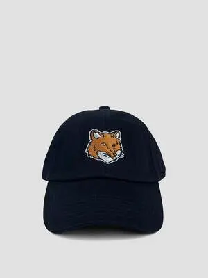 Maison Kitsuné Fox Graphic Cap - Black