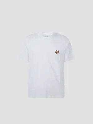Maison Kitsuné Fox Head Regular Fit Cotton T-shirt - White