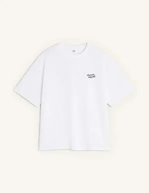Maison Kitsuné Oversized Handwriting Graphic T-shirt