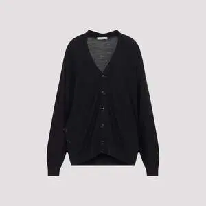 LEMAIRE Relaxed Twisted Wool Cardigan Sweater