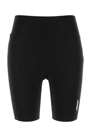 AUTRY Stretch Polyester Shorts - Black