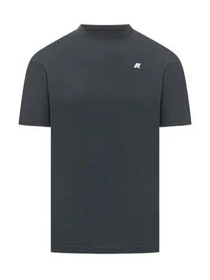 K-WAY Mini T-shirt With Logo - Blue Depth