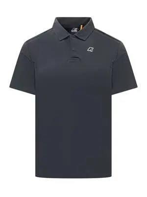 K-WAY Essential Sleeveless Polo - Blue Depth