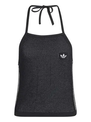 ADIDAS ORIGINALS Slim Fit Knit Top With Drawstring Fastening