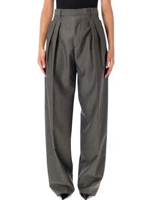 Bottega Veneta High-waist Pleated Wide-leg Trousers
