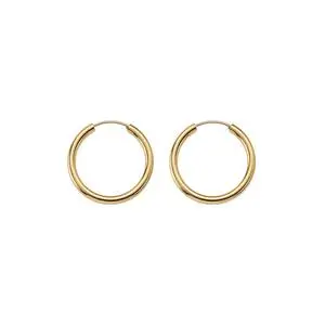 MONARCH Solid Endless Hoop Earrings - Gold