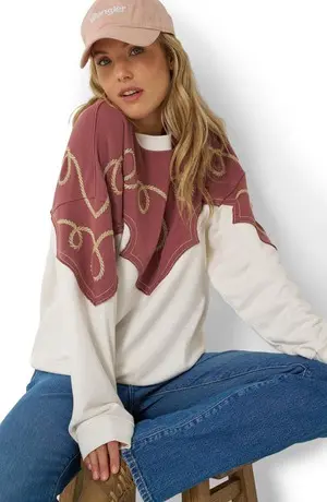 Wrangler Western Graphic Cotton Sweatshirt