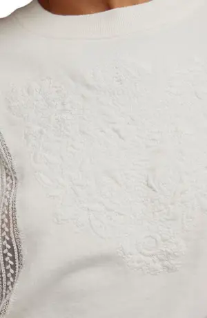 Free People Love Lace Sweatshirt