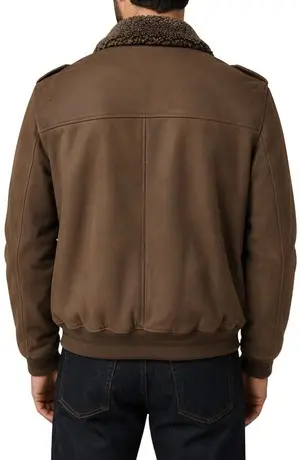 THE FRYE COMPANY Flight Style Leather Jacket