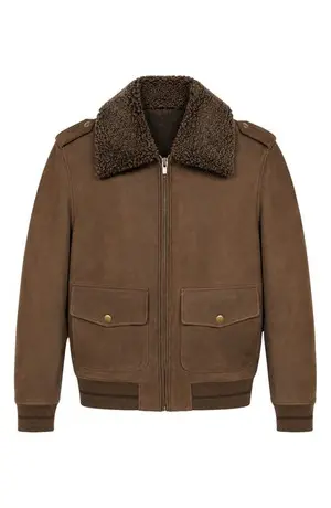 THE FRYE COMPANY Flight Style Leather Jacket