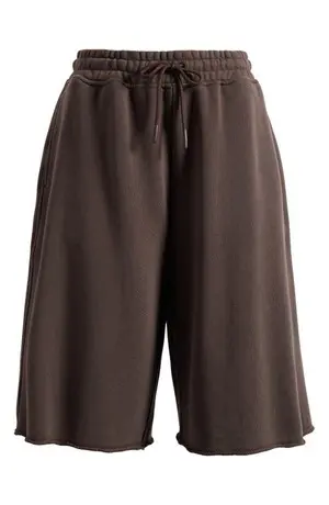 On Club Collective Raw Hem Cott Drawstring Shorts