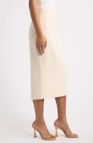 House Of Cb Lena Midi Skirt