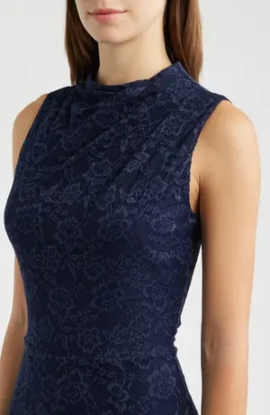 Black Halo Corrine Lace Wide Leg Jumpsuit