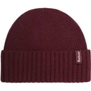 Barbour Danforth Wool & Cashmere Beanie - Wine