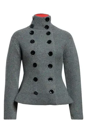 Proenza Schouler Capucine Wool Donegal Sweater Jacket