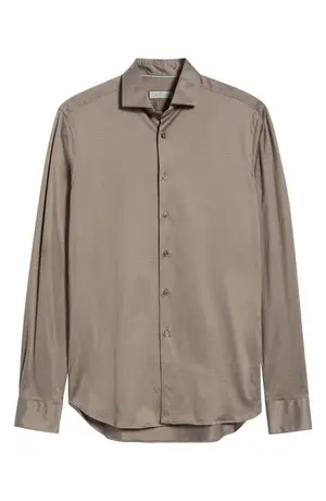Canali Regular Fit Cotton Jersey Shirt